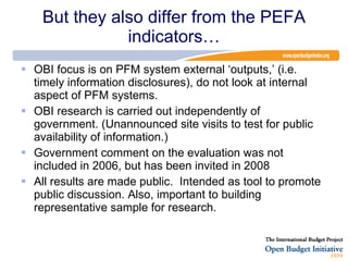 The open budget index | PPT