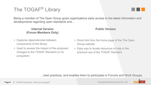 TOGAF 9.2 - Transforming Business | PDF