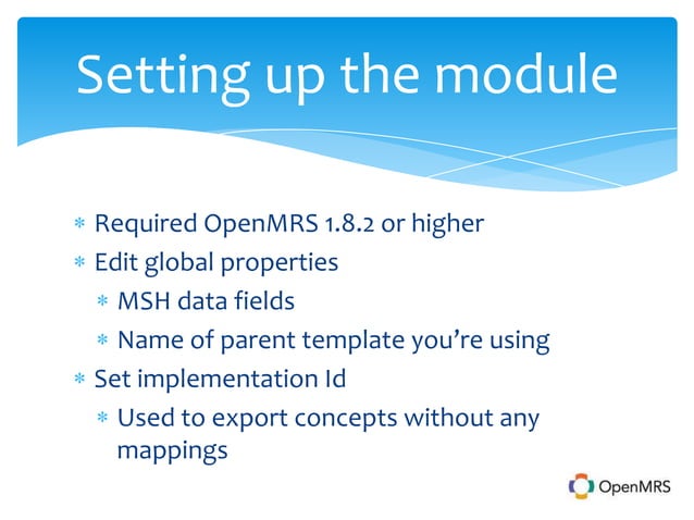 The open mrs hl7query module | PPTX