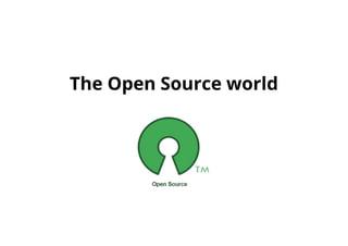 The open source world | PDF