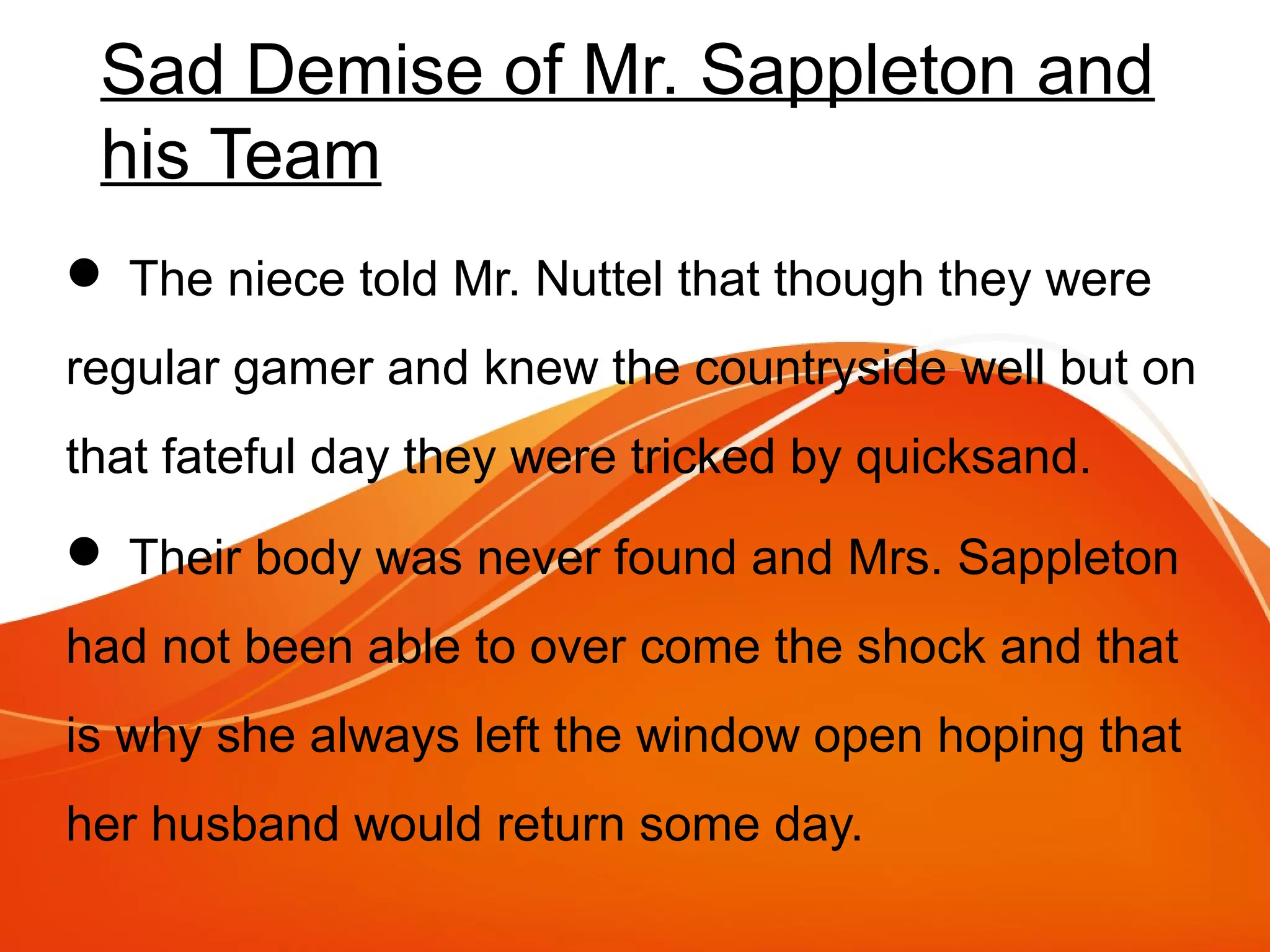 The Open Window - Saki | PPT