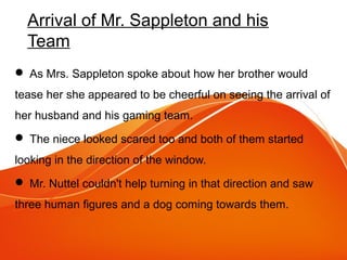 The Open Window - Saki | PPT