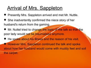 The Open Window - Saki | PPT