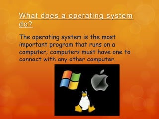 The operating system | PPTX