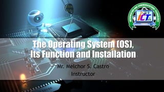 The operating system (os), | PPTX