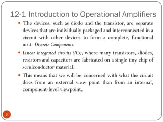 The operational amplifier (part 1) | PDF