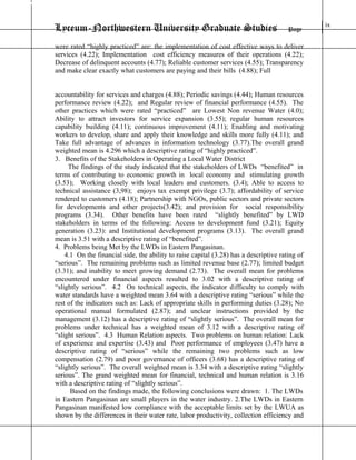 The Operation and Management Practices of Local Water Districts in ...