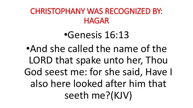 THEOPHANY AND CHRISTOPHANY (deeper life)