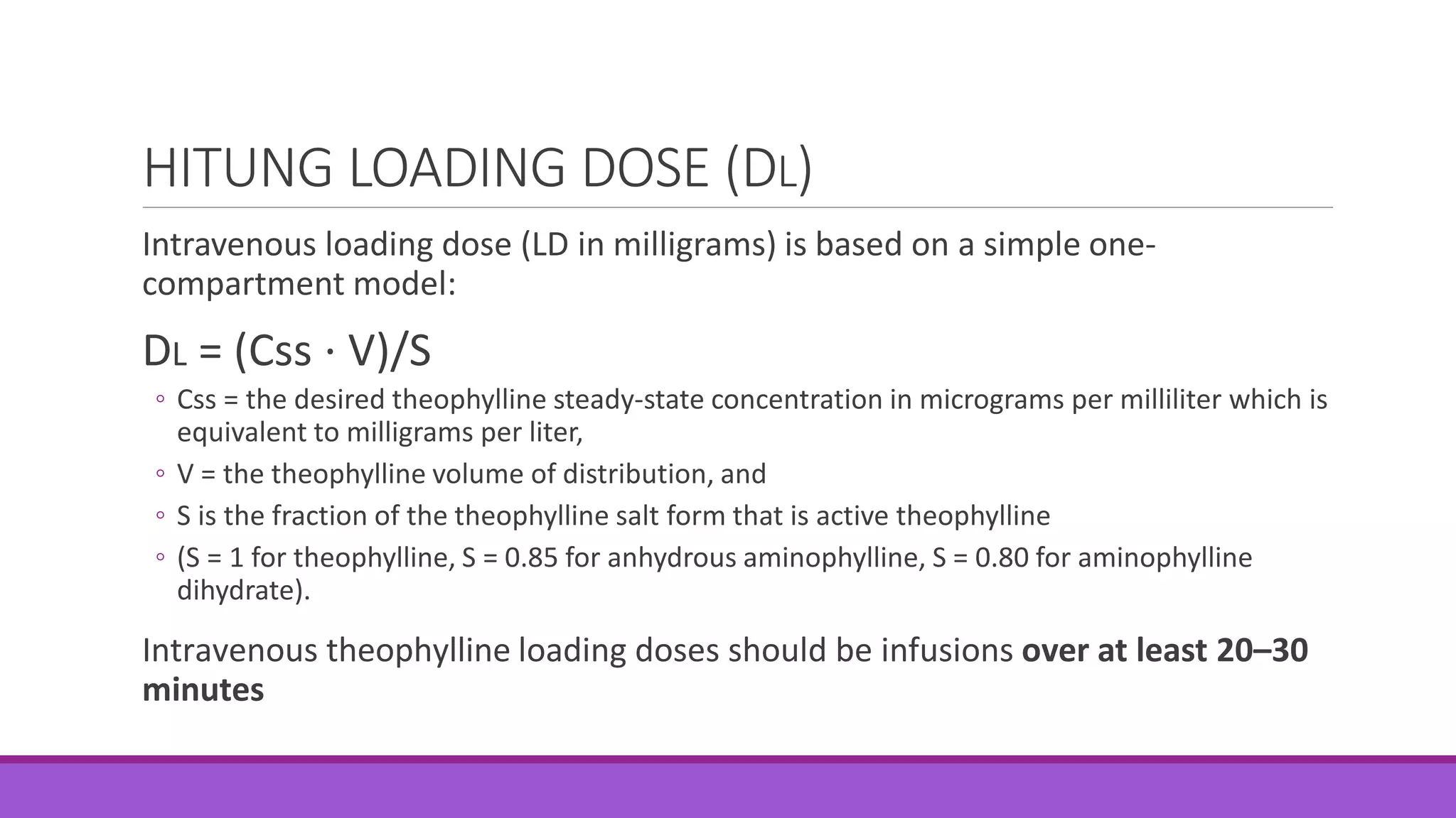 Farmakokinetik Teofilin | PDF
