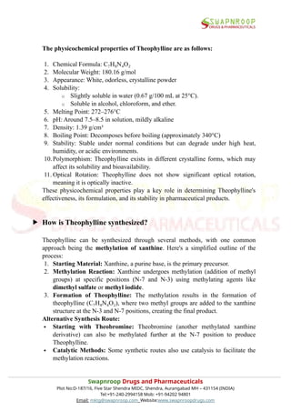 Theophylline_Swapnroop Drugs & Pharmaceutical.docx