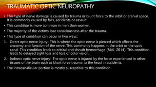 THE OPTIC NERVE | PPTX