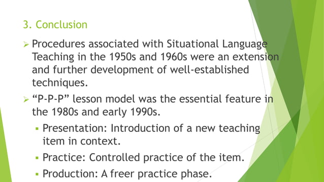 The oral approach and situational language teaching | PPTX | Education