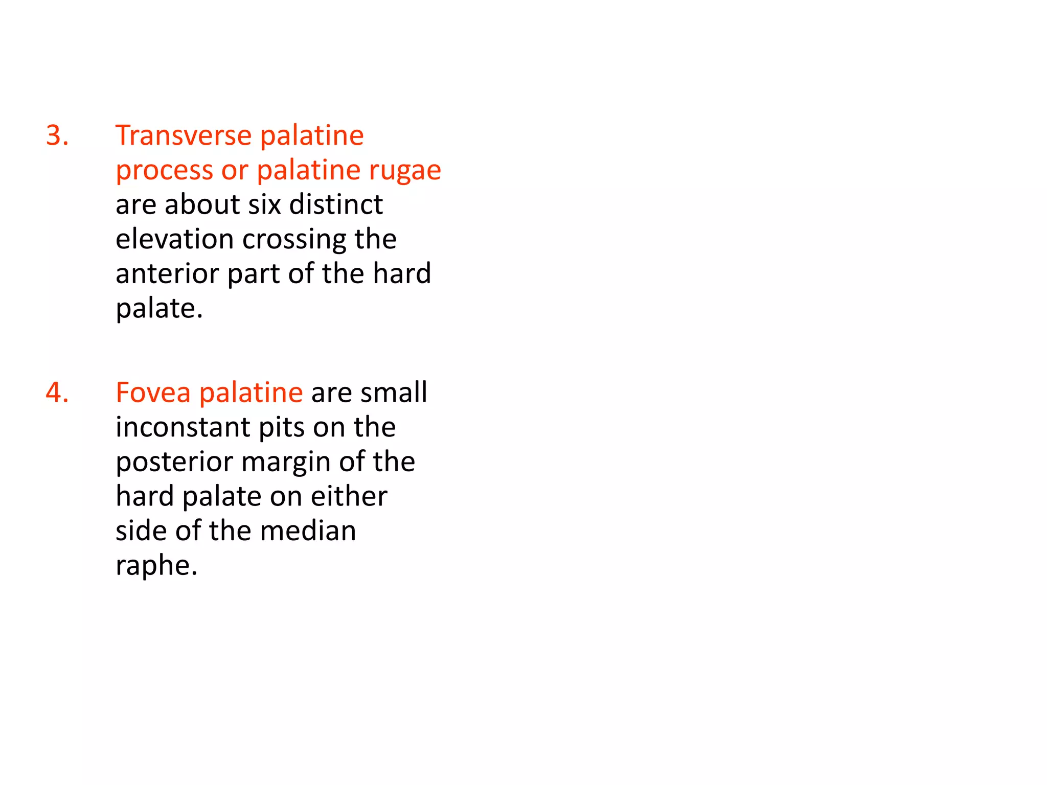 The oral cavity | PPTX