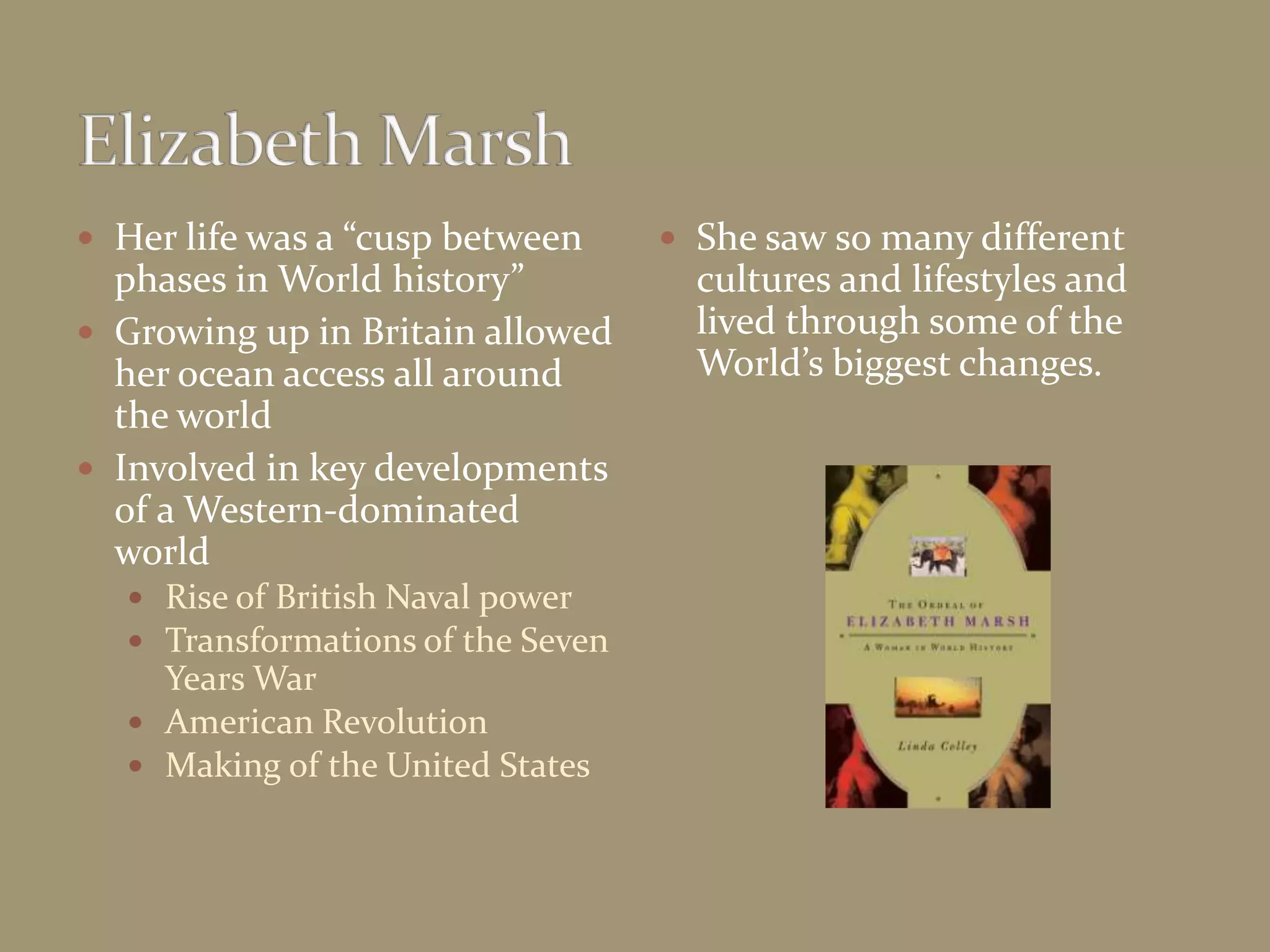 The ordeal of elizabeth marsh | PPTX