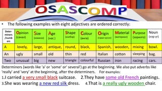 Order Of Adjectives With Rules, Examples And Exercise, 56% OFF
