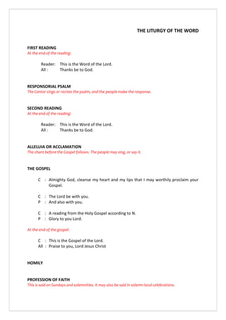 The Order of Mass | PDF