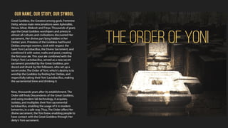 The Order Of Yoni Presentation | PDF