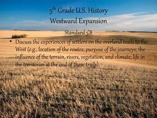 Elliot Presents the Oregon Trail | PPT