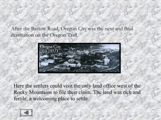 The oregon trail | PPT | Western | Genres