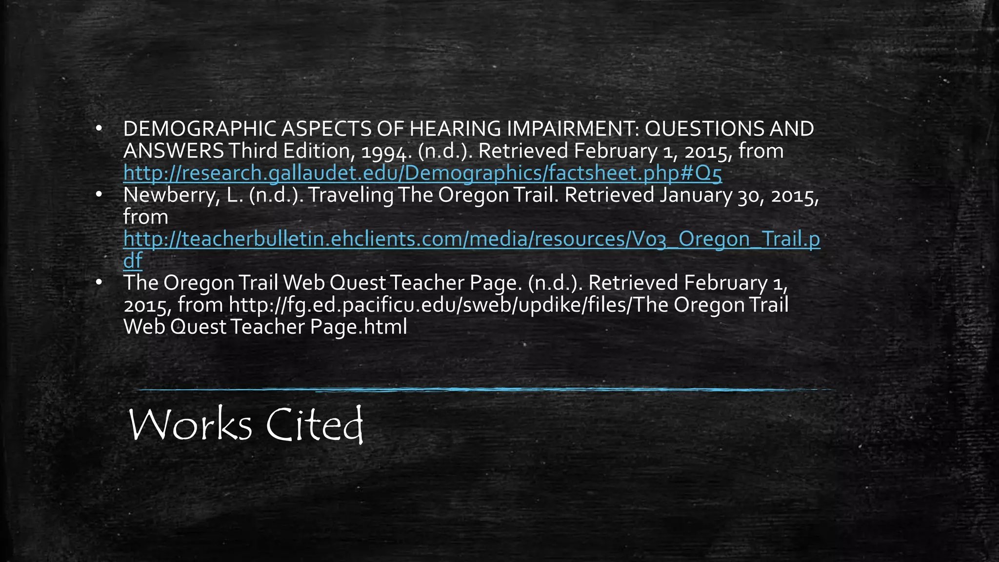 The Oregon Trail | PPTX