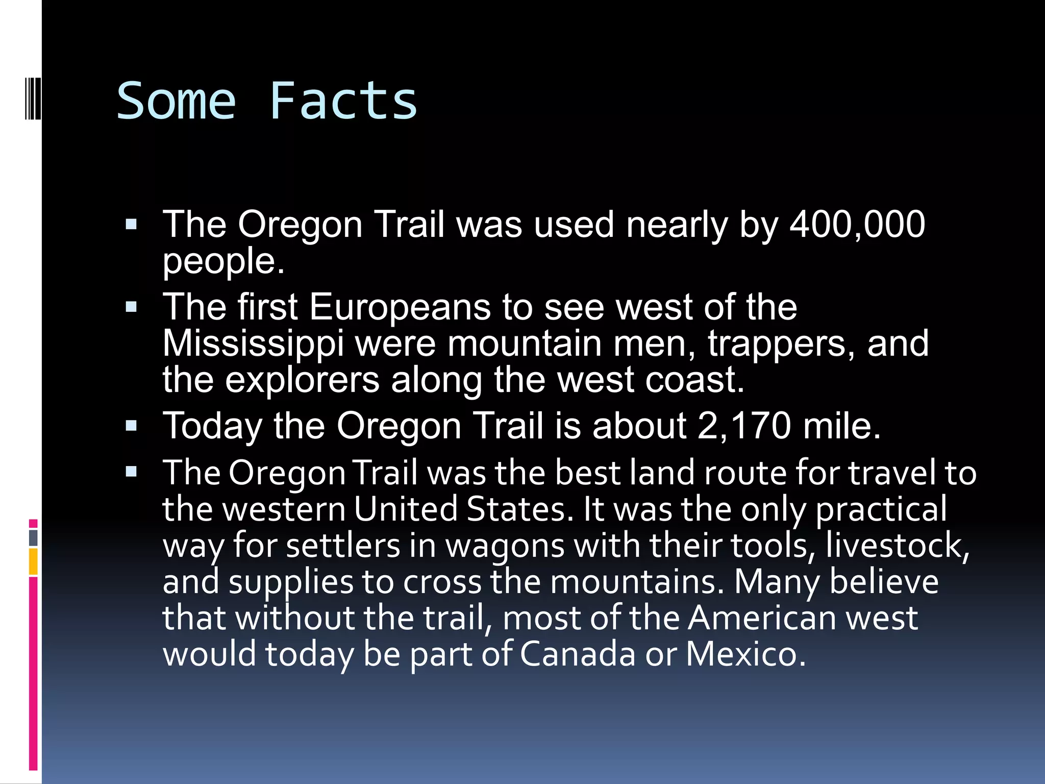 The oregon trail notes | PPTX