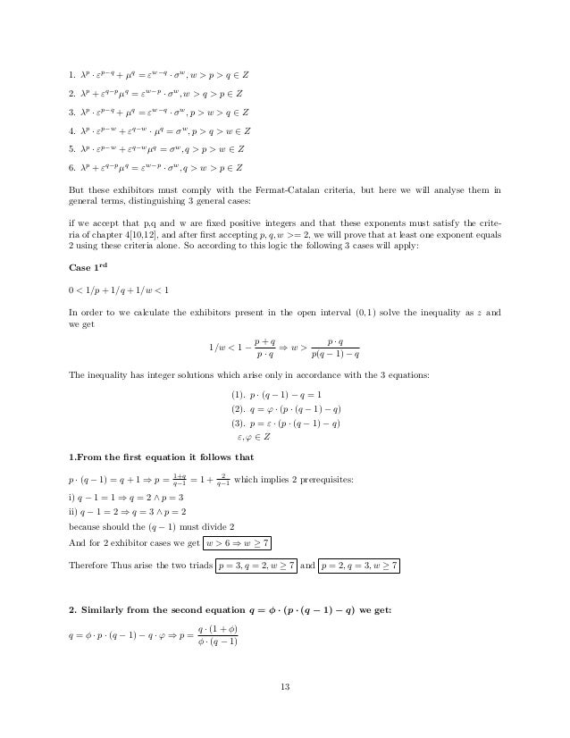 Proof of Fermat's Last Theorem (Using 6 Methods) | PDF