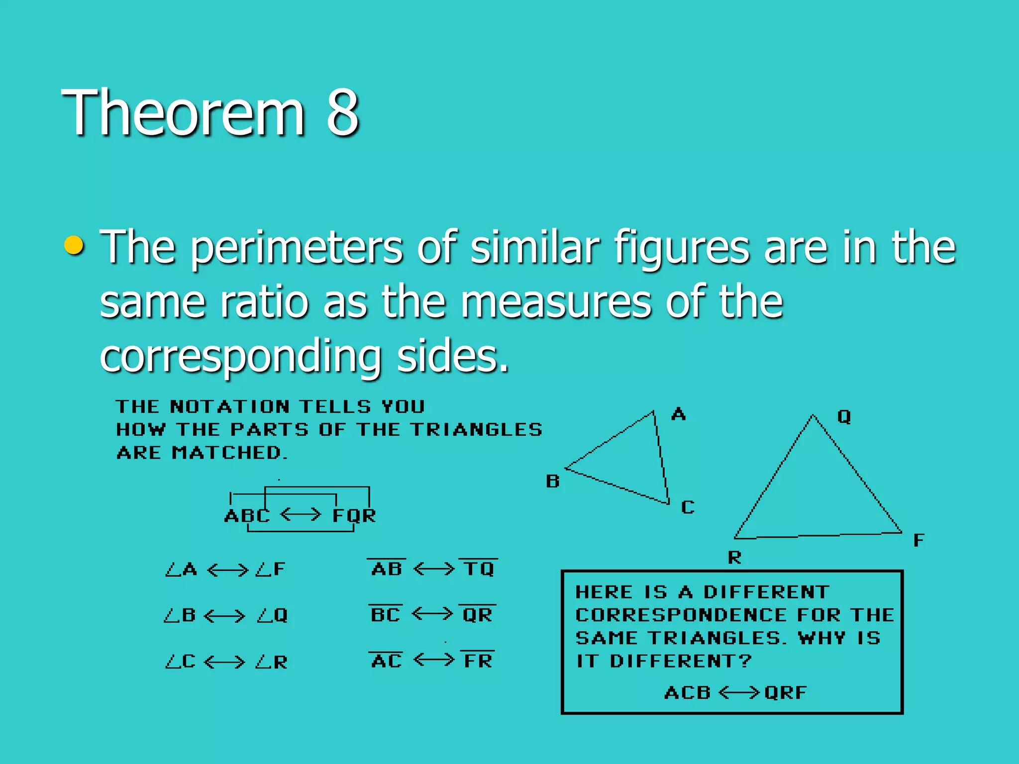Theorem on similarity | PPT