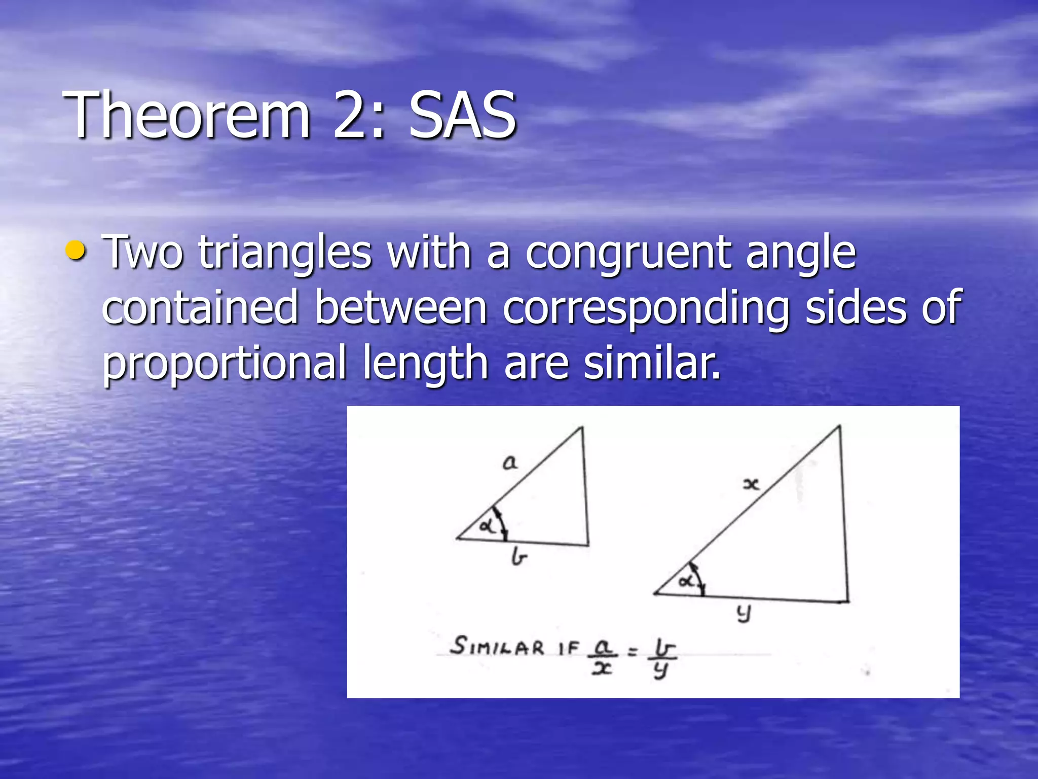 Theorem on similarity | PPT
