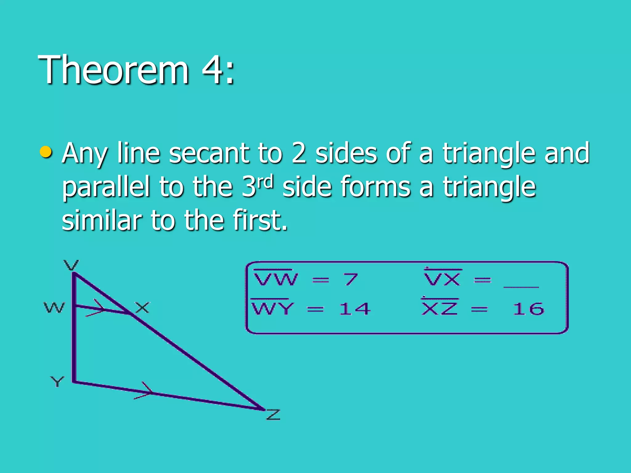 Theorem on similarity | PPT