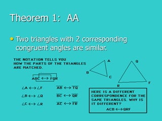 Theorem on similarity | PPT