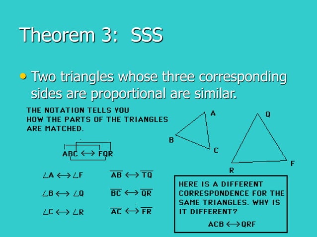 Theorem on similarity | PPT