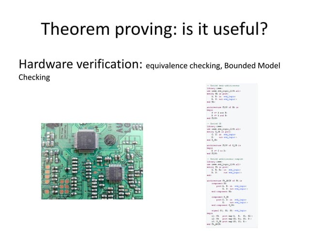 Theorem proving 2018 2019 | PPT