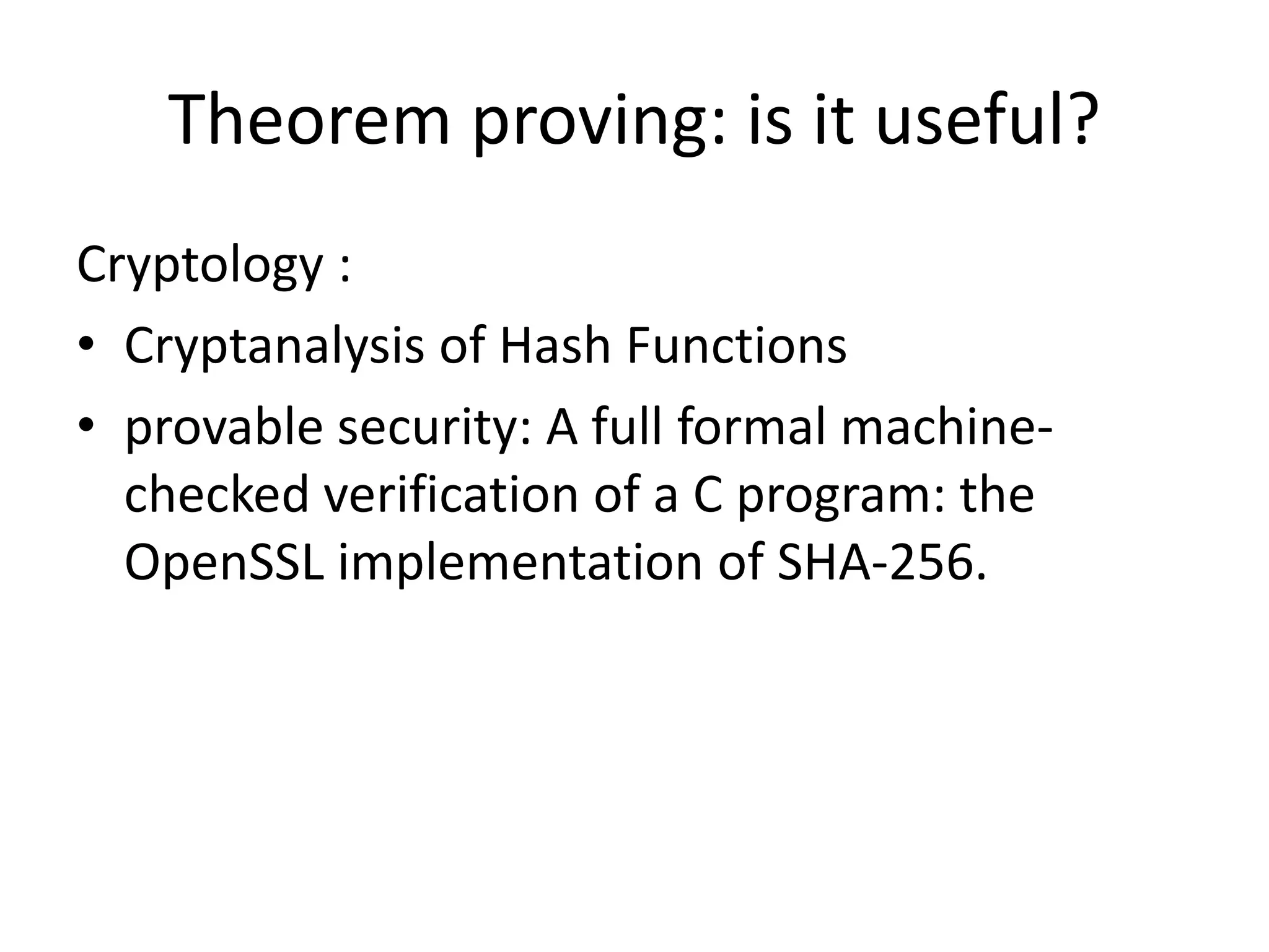 Theorem proving 2018 2019 | PDF