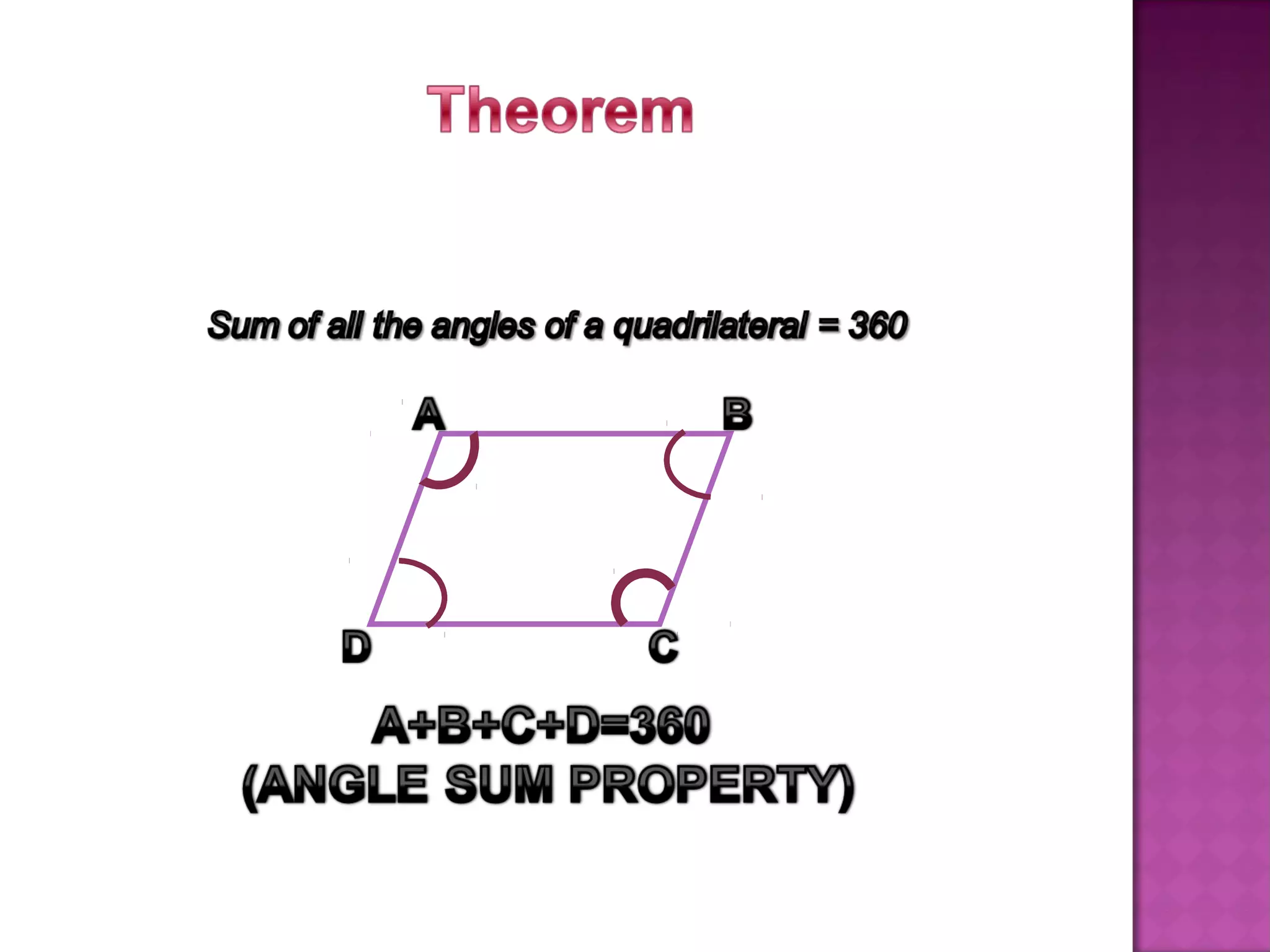 Quadrilaterals Theorems | PPT