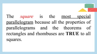 Theorems-on-Square for grade 9 junior high | PPTX