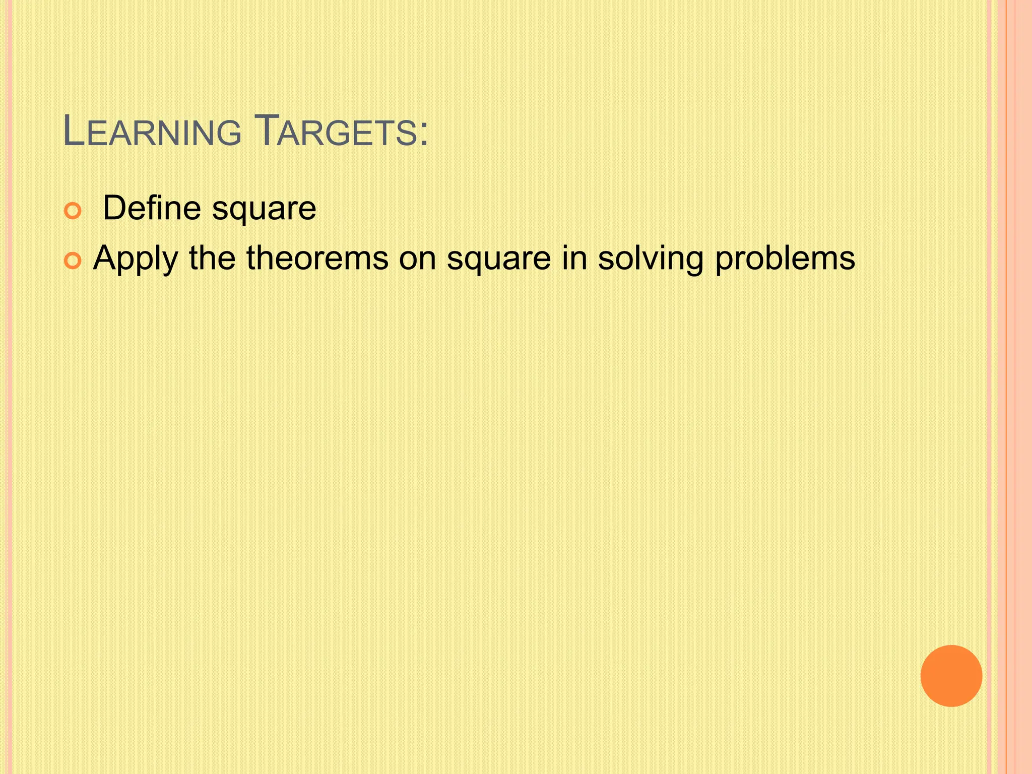 theorems on square.pptx | Physics | Science