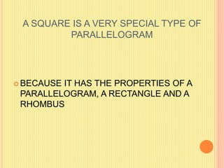 theorems on square.pptx | Physics | Science