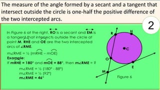 theorems on tangents, Secants and segments of a circles 1.pptx ...