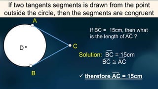 theorems on tangents, Secants and segments of a circles 1.pptx