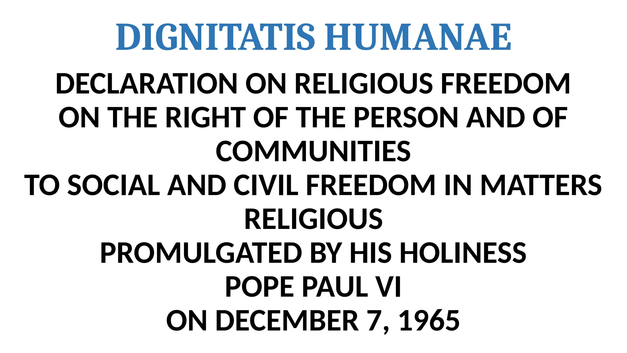 THEO REPORT 5 DIGNITATIS HUMANAE THEO.pptx