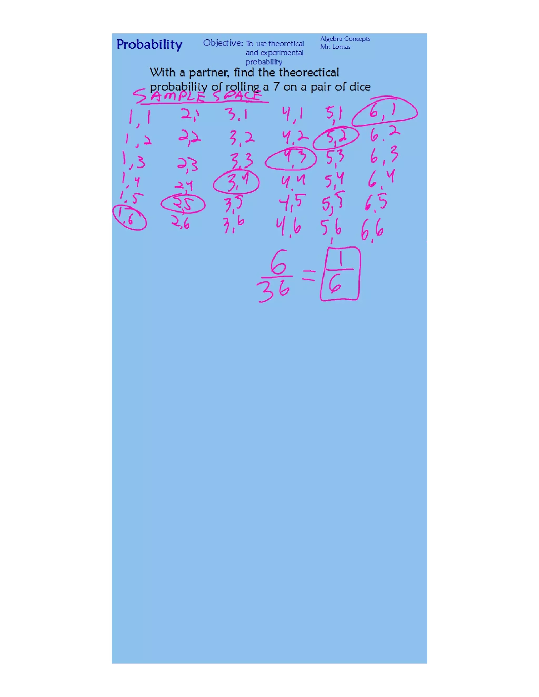 Theoretical and Experimental Probability.pdf | Physics | Science