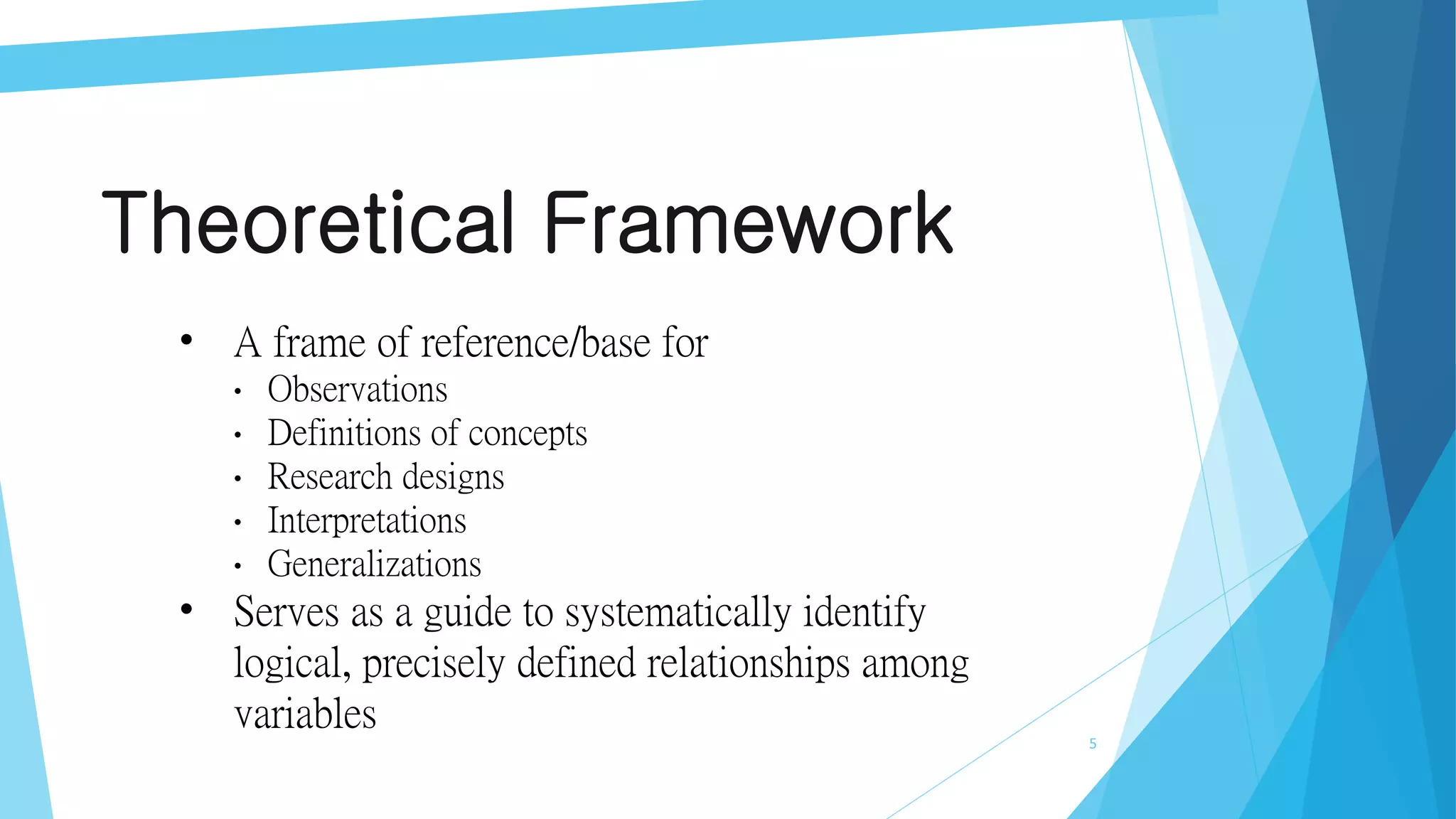 Theoretical and conceptual framework | PPTX