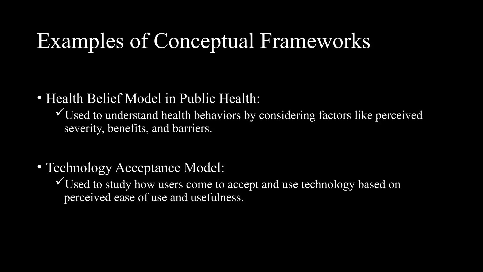 Theoretical and Conceptual Framework in Advanced Research Methodology ...