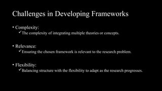 Theoretical and Conceptual Framework in Advanced Research Methodology ...