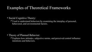 Theoretical and Conceptual Framework in Advanced Research Methodology | PPT