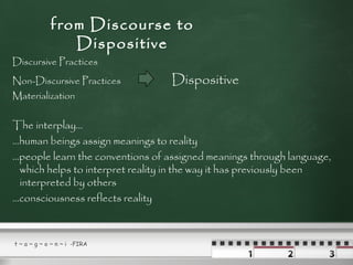 Theoretical and methodological aspects of focauldian critical discourse ...