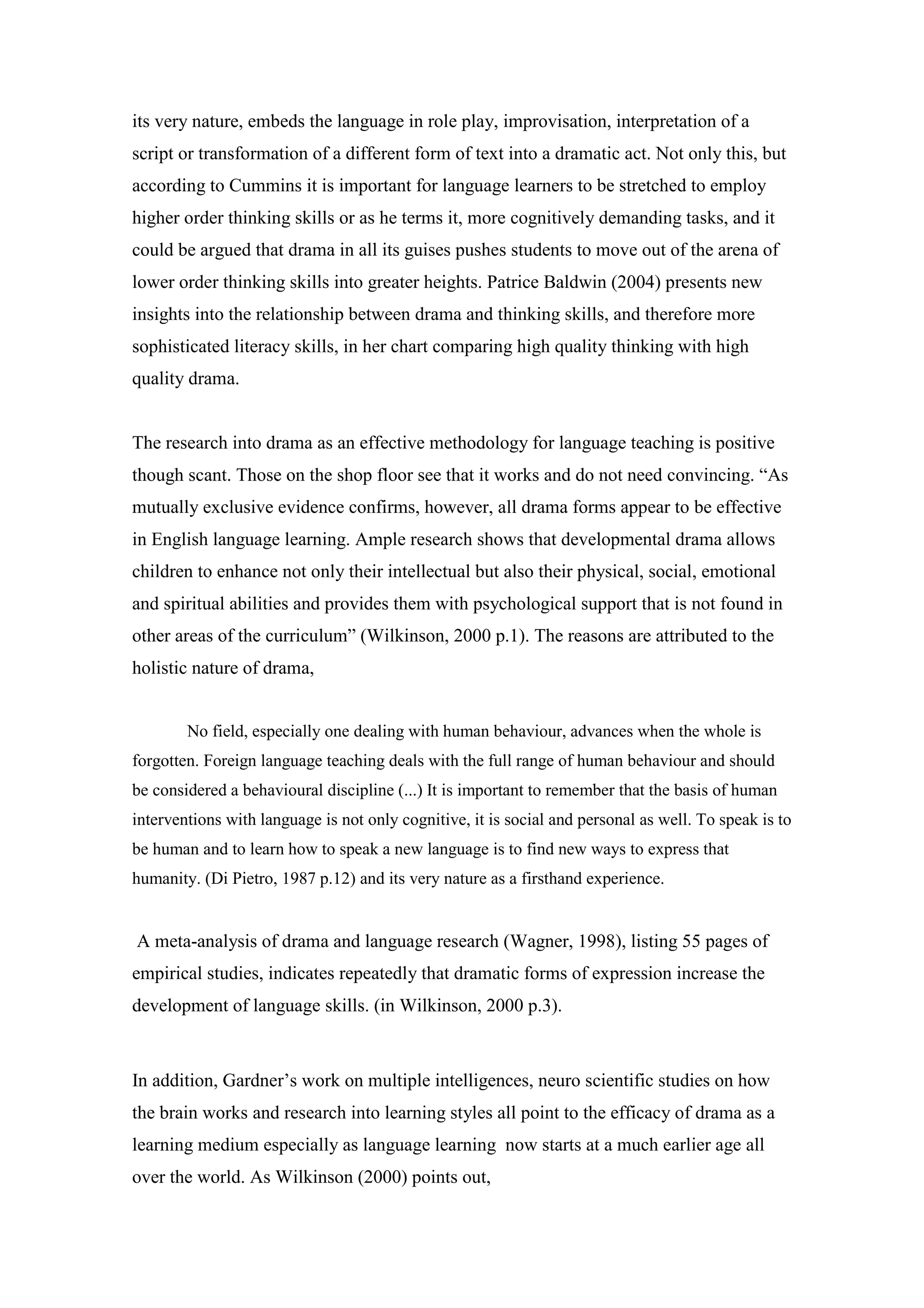 English in Action: Teaching English through Drama to SEN Students | PDF