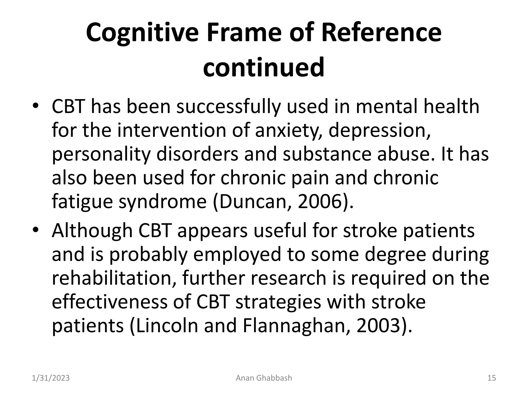 Theoretical Basis-Occupational therapy and stroke | PPT