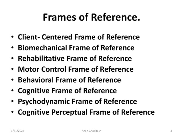 Theoretical Basis-Occupational therapy and stroke | PPT