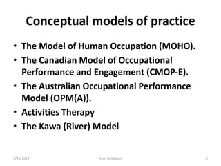 Theoretical Basis-Occupational therapy and stroke | PPT